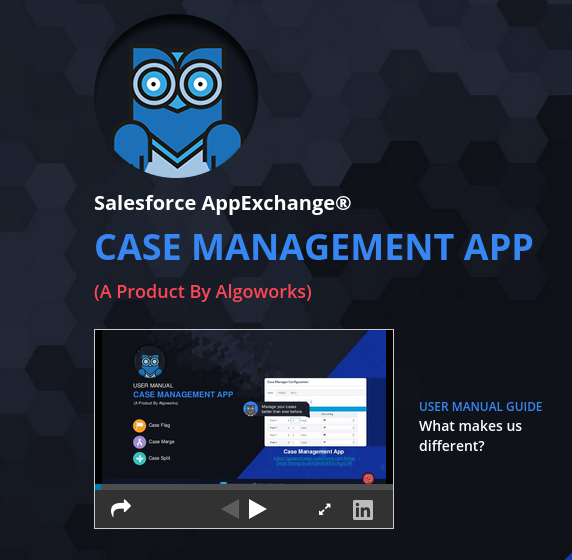 Case Management App | Salesforce App | Algoworks